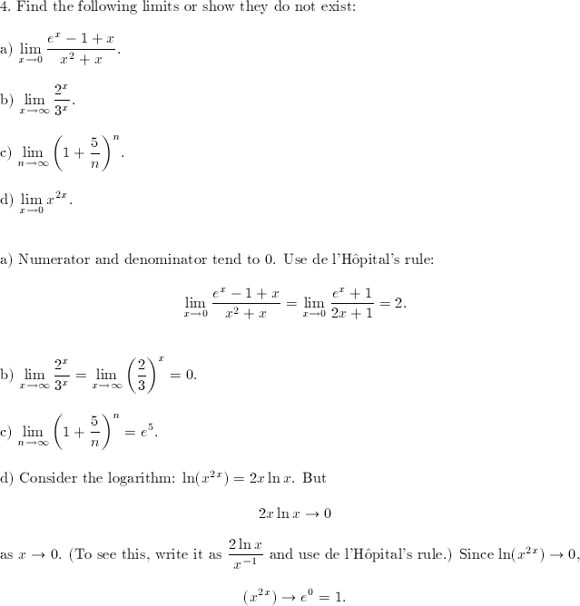 Answer To 4